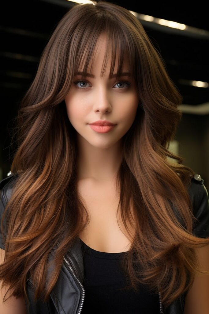 60 Long Hair with Bangs - Timeless Styles for All Fashion Enthusiast