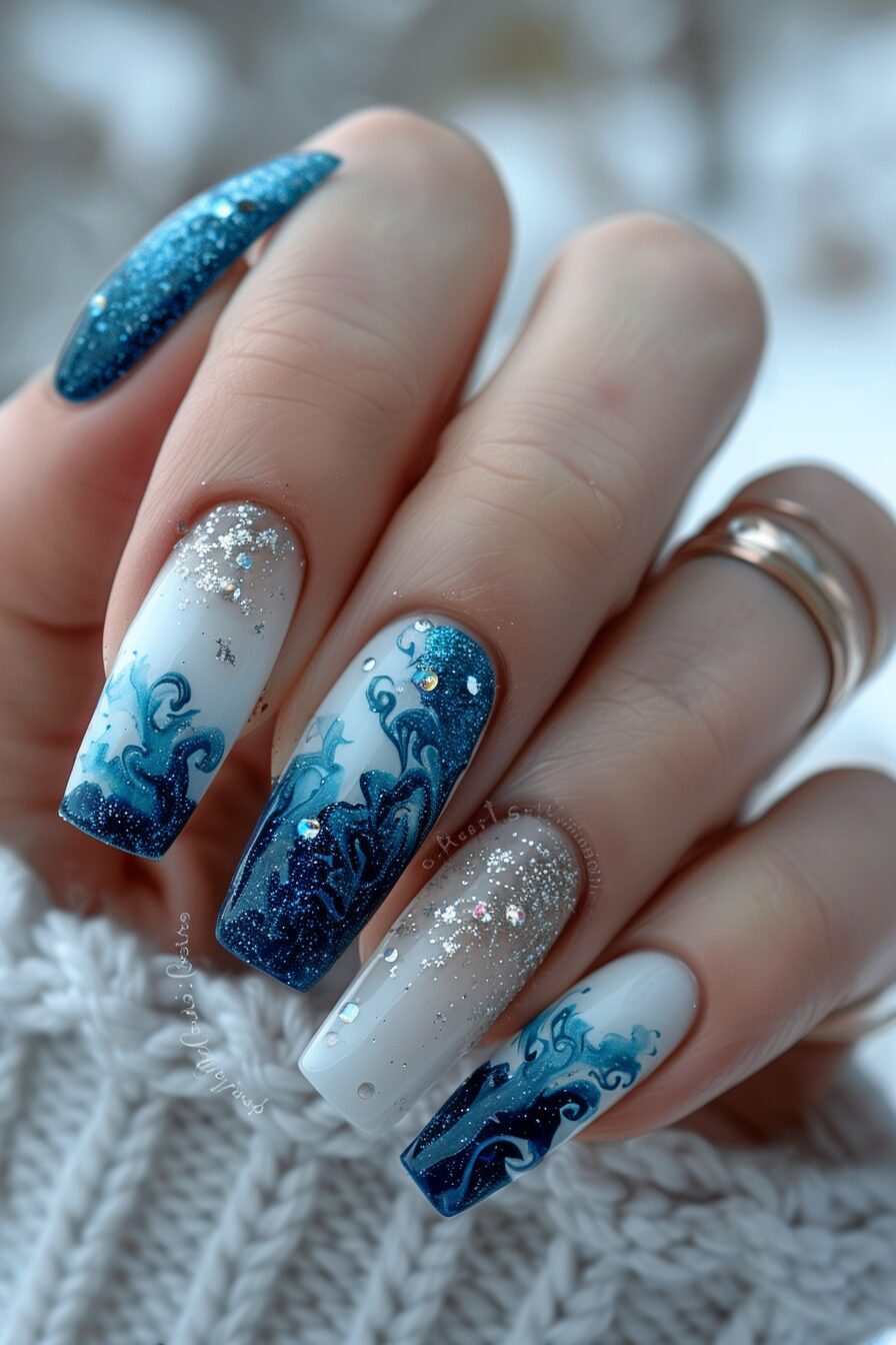 50 Creative Acrylic Nail Ideas You Need to Try In 2024 - Latest ...