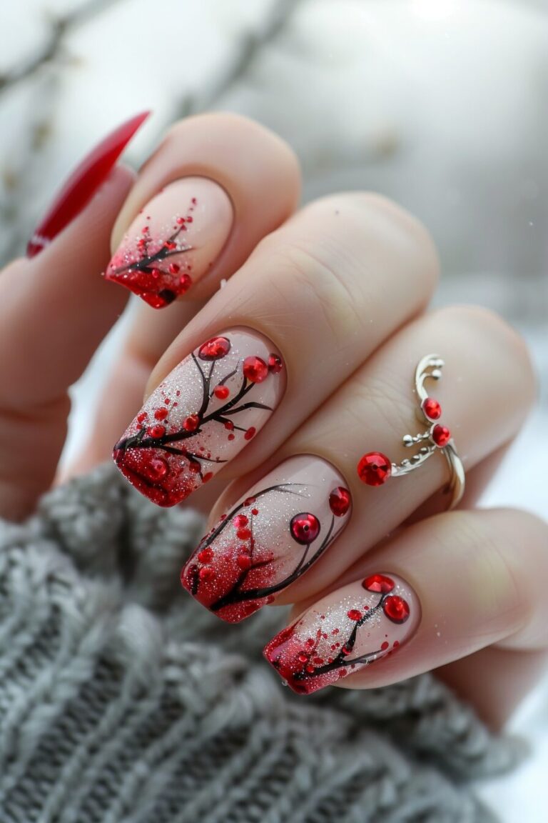 50 Gorgeous Red Nails Ideas to Transform Your Look In 2024(With DIY ...