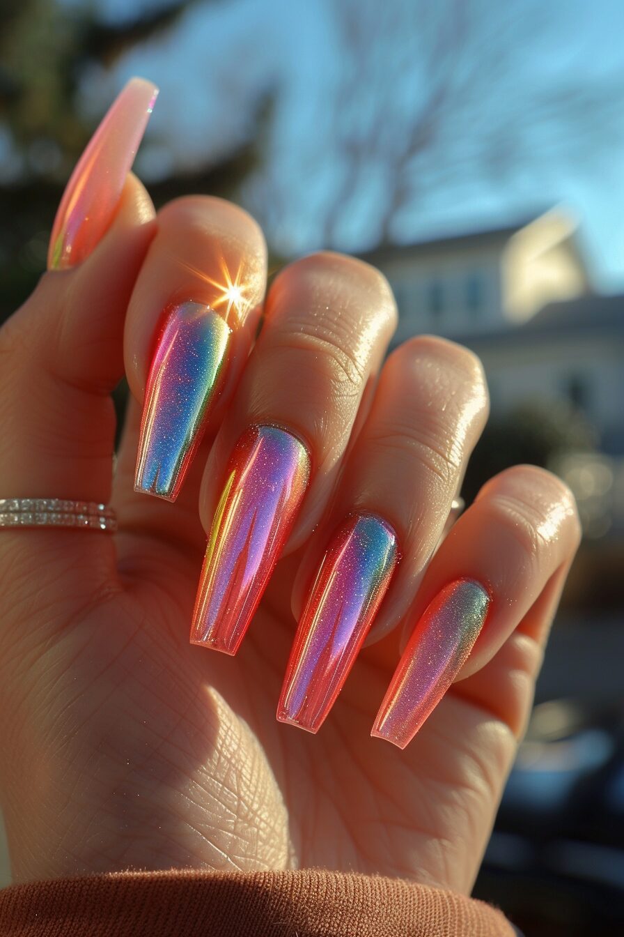 60+ Glamorous Chrome Nails Designs For a Shinning 2024 - Latest ...
