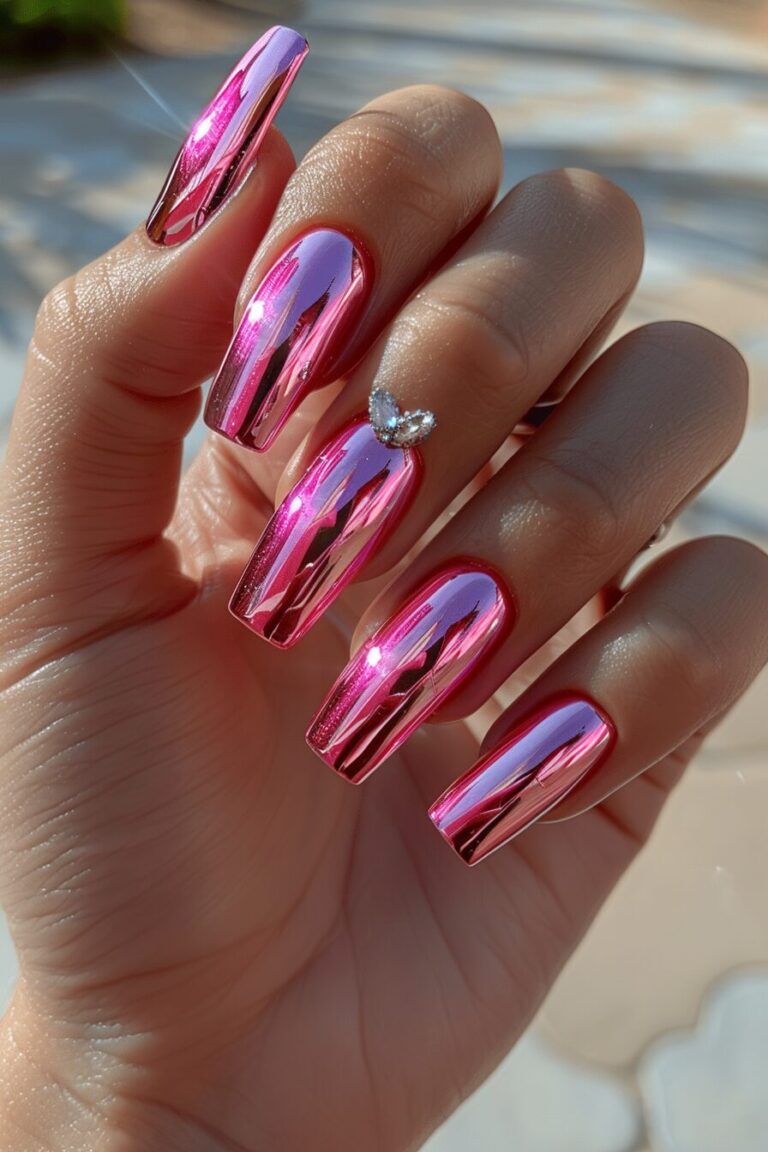 60+ Glamorous Chrome Nails Designs For a Shinning 2024 - Latest ...