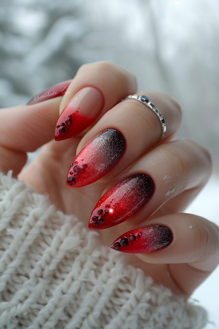 50 Gorgeous Red Nails Ideas to Transform Your Look In 2024(With DIY ...
