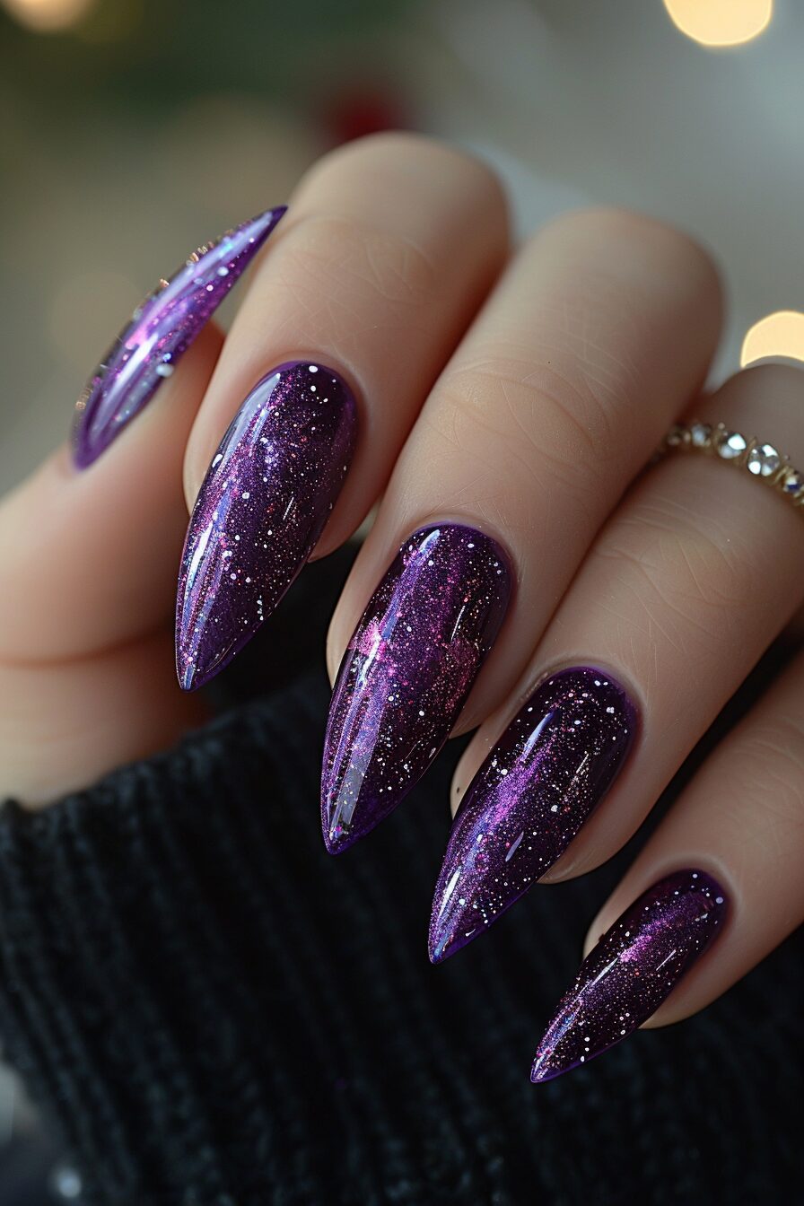 50+ Beautiful Purple Nail Art Inspirations for 2024 – Latest & Trendy ...