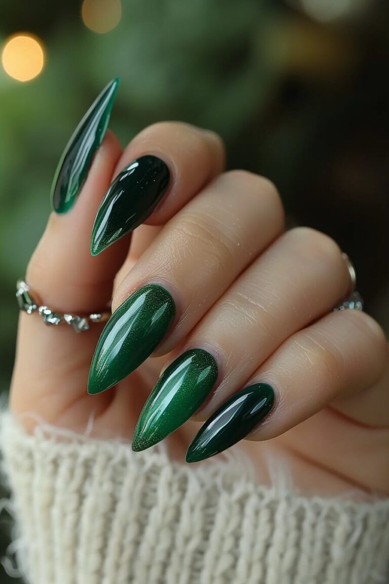 40+ Green Nails to Try in 2024: The Best Looks - Latest & Trendy Nail ...