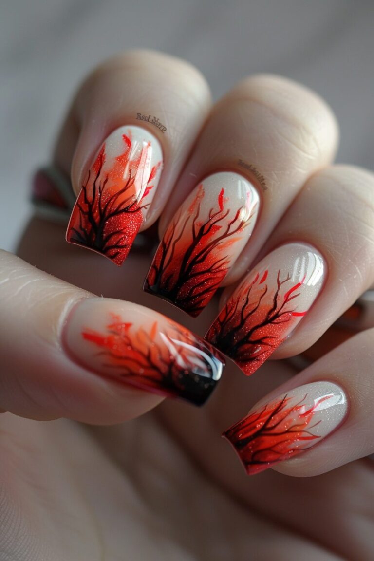 50 Gorgeous Red Nails Ideas to Transform Your Look In 2024(With DIY ...