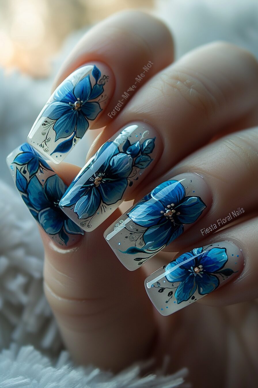 50 Gorgeous Floral Nails Designs to Bloom Your Look - Latest & Trendy ...