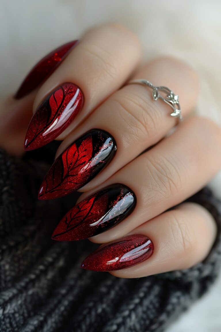 50 Gorgeous Red Nails Ideas to Transform Your Look In 2024(With DIY ...