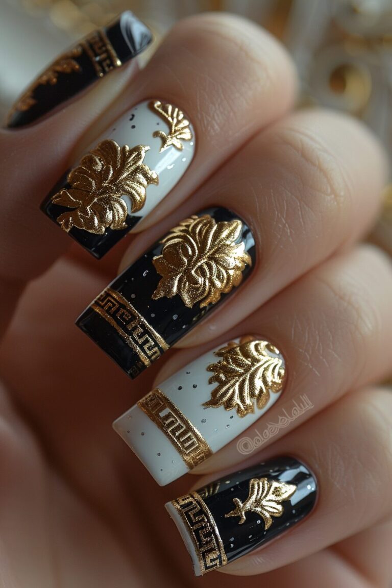 50 Greece Nail Designs: Elevate Your Look with Mediterranean Flair in ...