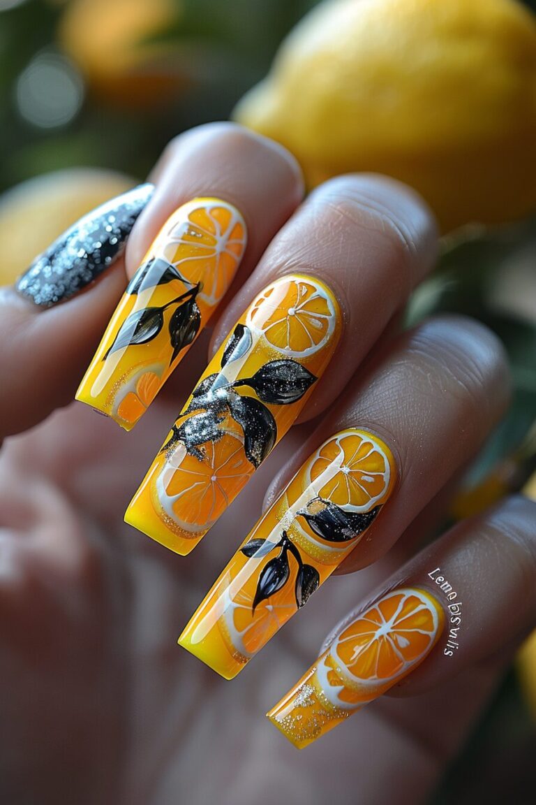 50 Lemon Nails for a Bright and Cheerful Look In 2024 - Latest & Trendy ...