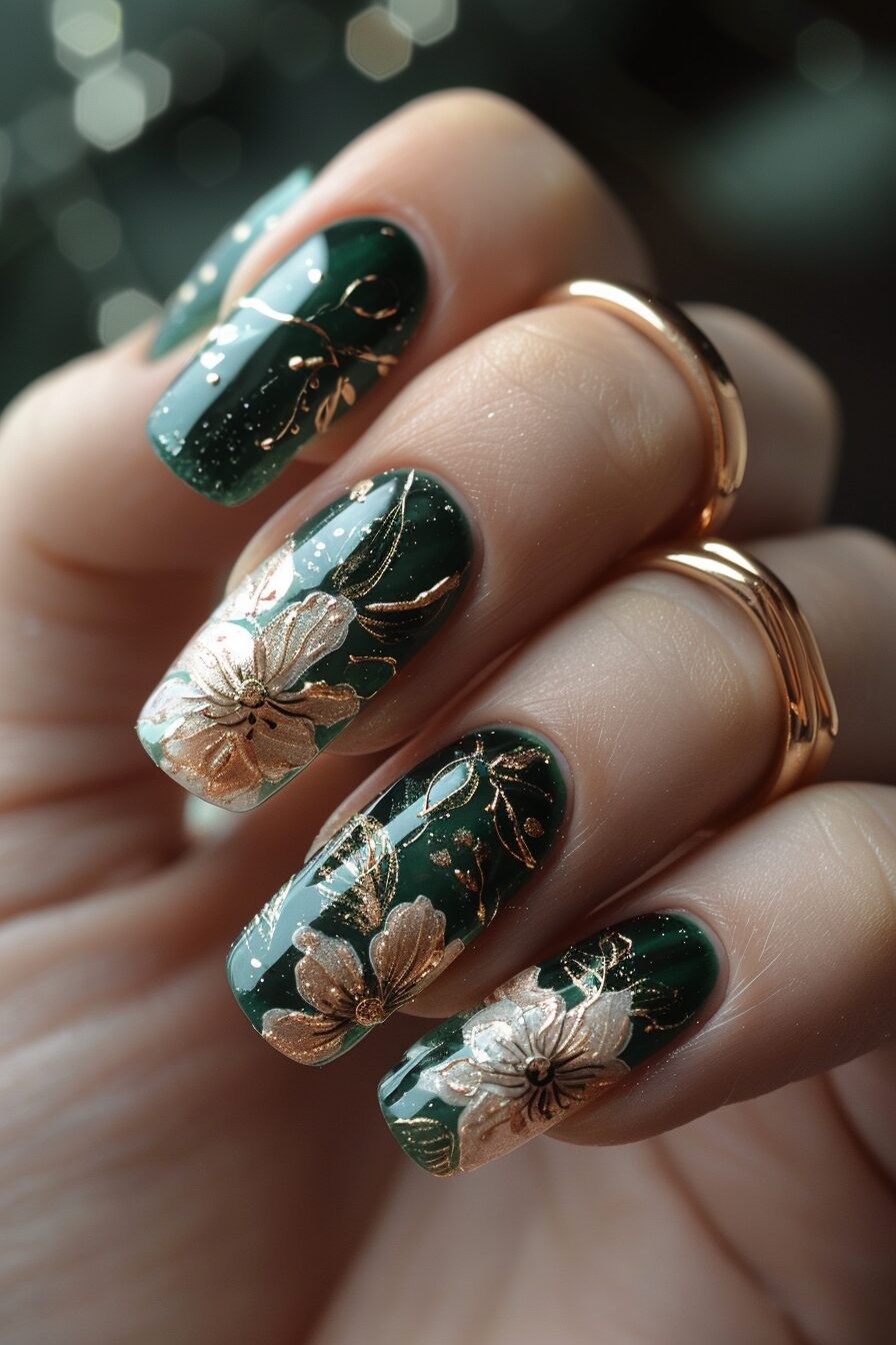 40+ Green Nails to Try in 2024: The Best Looks - Latest & Trendy Nail ...