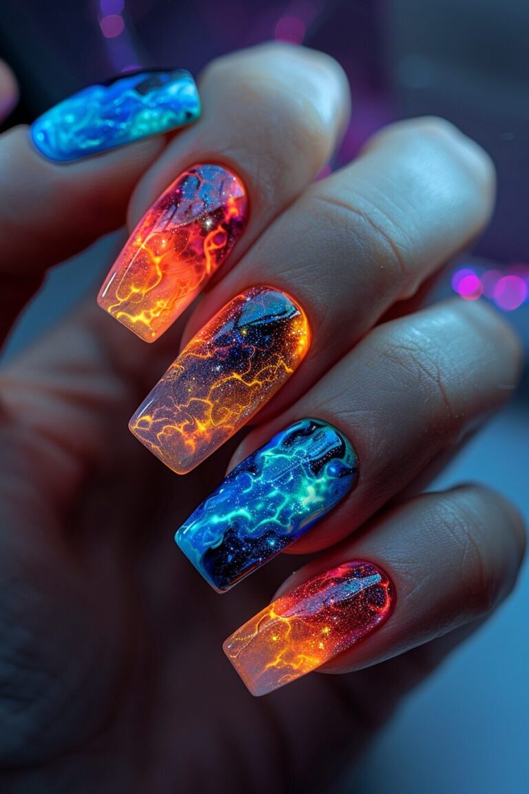 50 Striking Neon Nails Designs to Light Up Your Look In 2024 - Latest ...