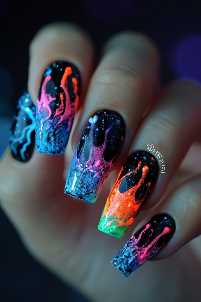 50 Striking Neon Nails Designs to Light Up Your Look In 2024 - Latest ...