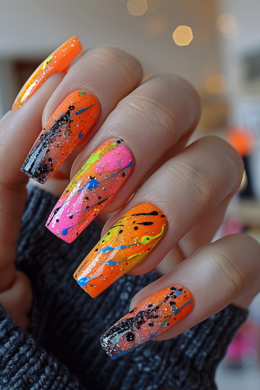50 Striking Neon Nails Designs to Light Up Your Look In 2024 - Latest ...