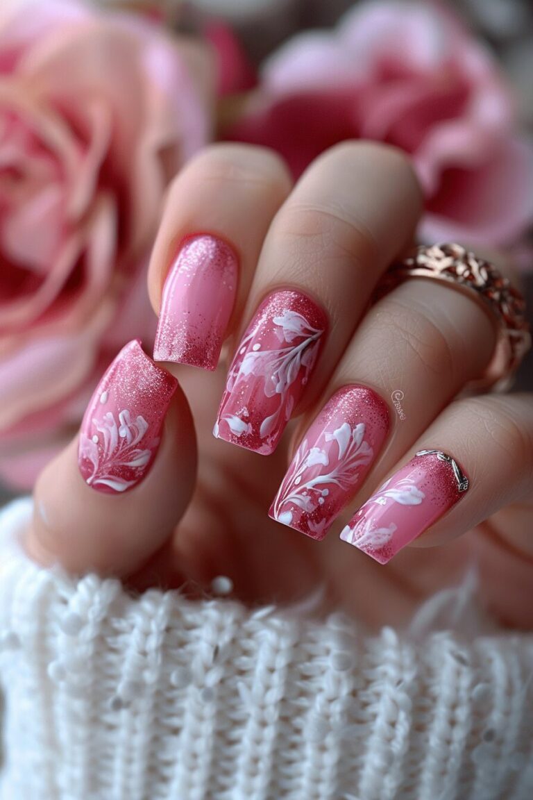50+ Beautiful Pink Nail Ideas to Elevate Your Style In 2024(With DIY ...