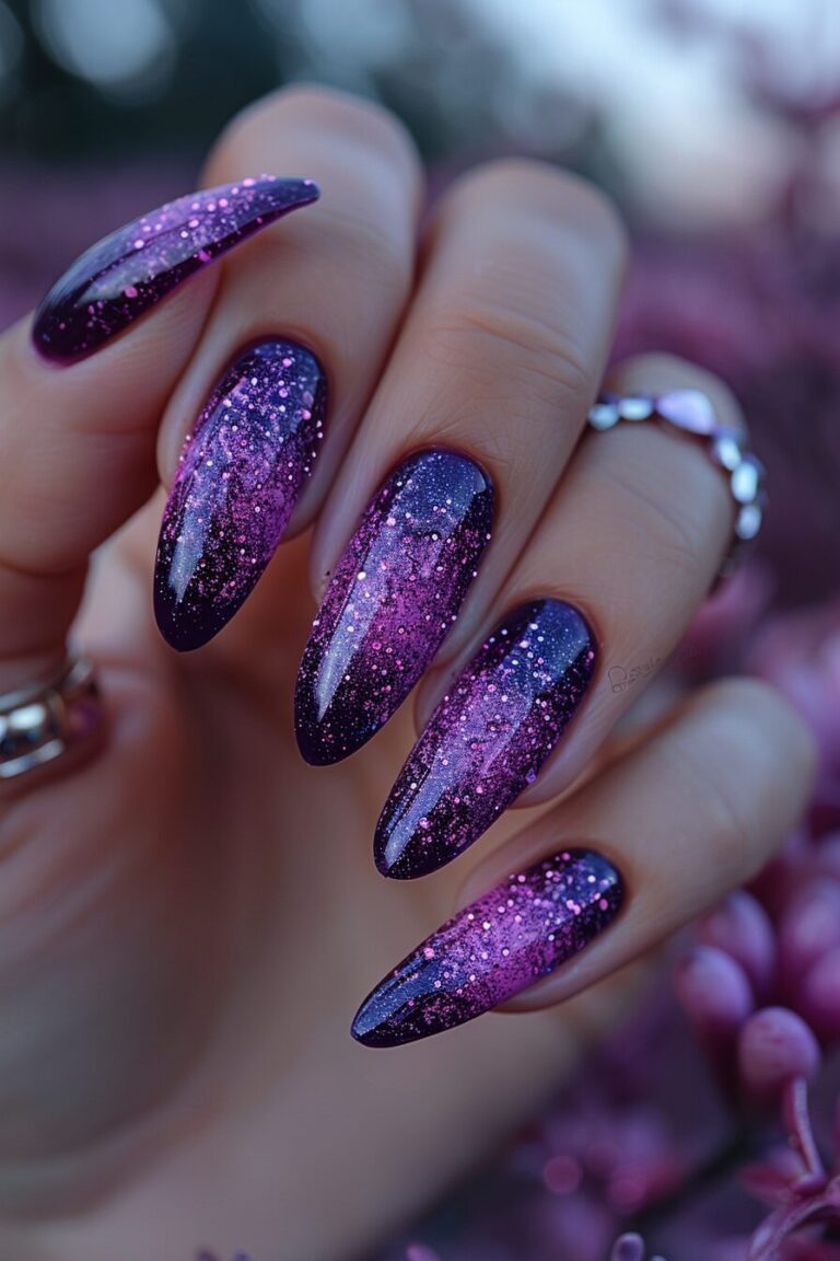 50+ Beautiful Purple Nail Art Inspirations for 2024 - Latest & Trendy ...