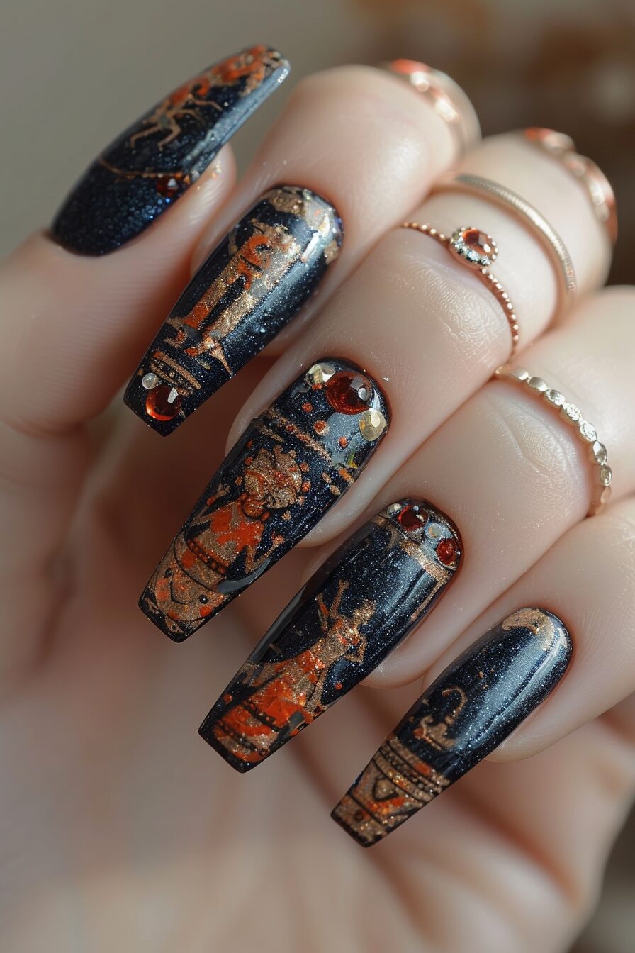 50 Greek Nail Designs to Transform Your Manicure In 2024 – Latest ...