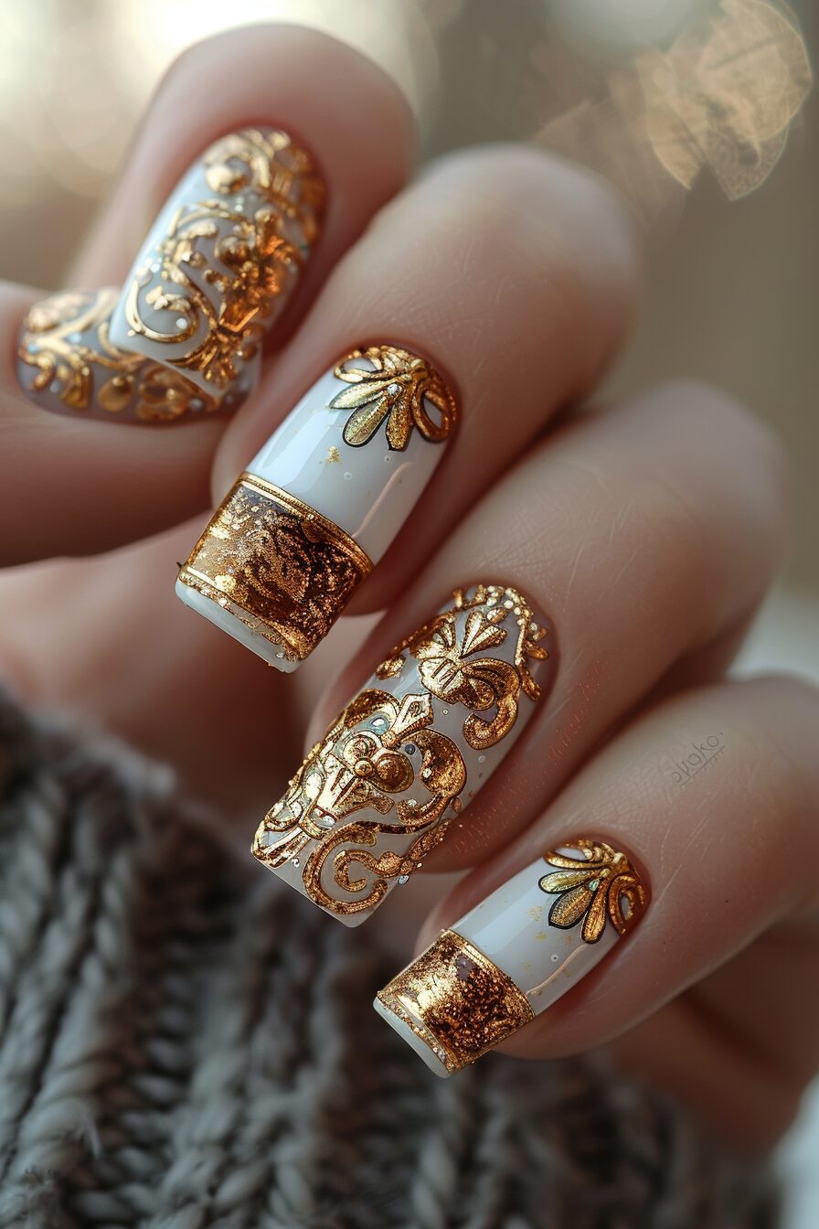 50 Greece Nail Designs: Elevate Your Look with Mediterranean Flair in ...