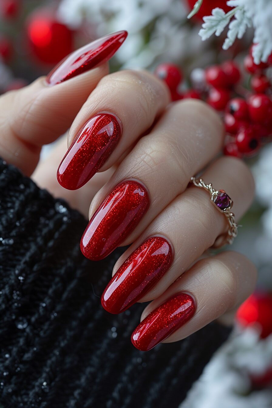 50 Gorgeous Red Nails Ideas to Transform Your Look In 2024(With DIY ...