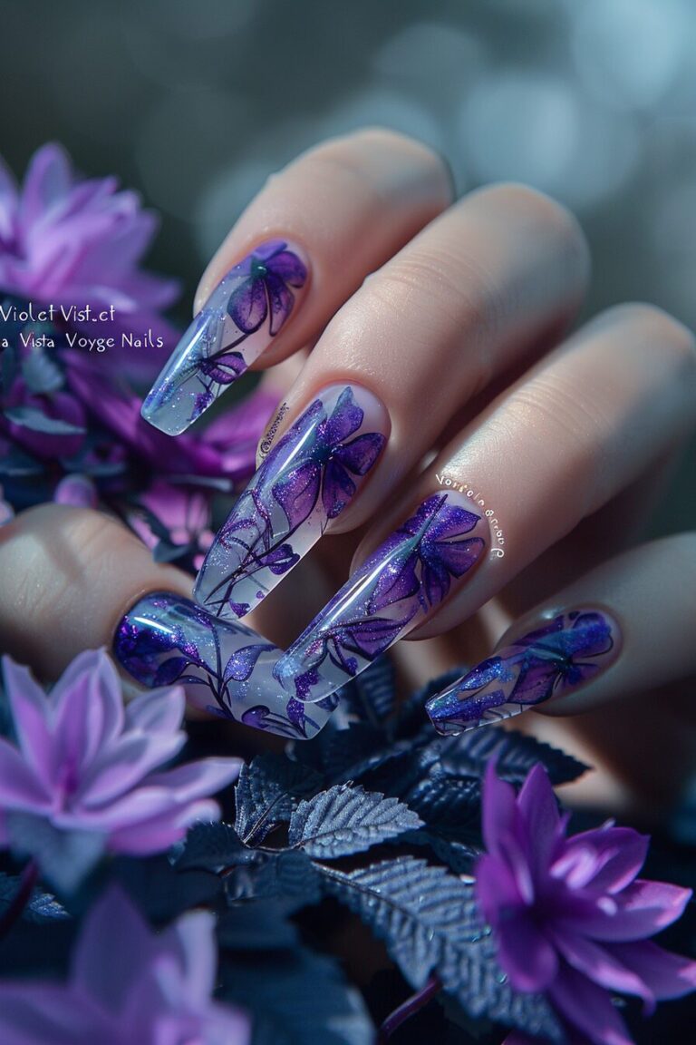 50 Gorgeous Floral Nails Designs to Bloom Your Look - Latest & Trendy ...