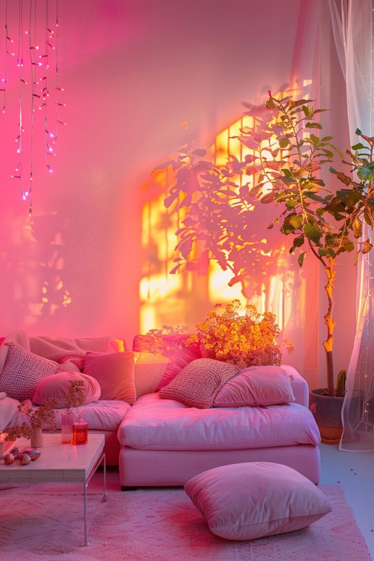 50 Modern Pink Room & Interior Design For 2024 With DIY Tips - Latest ...