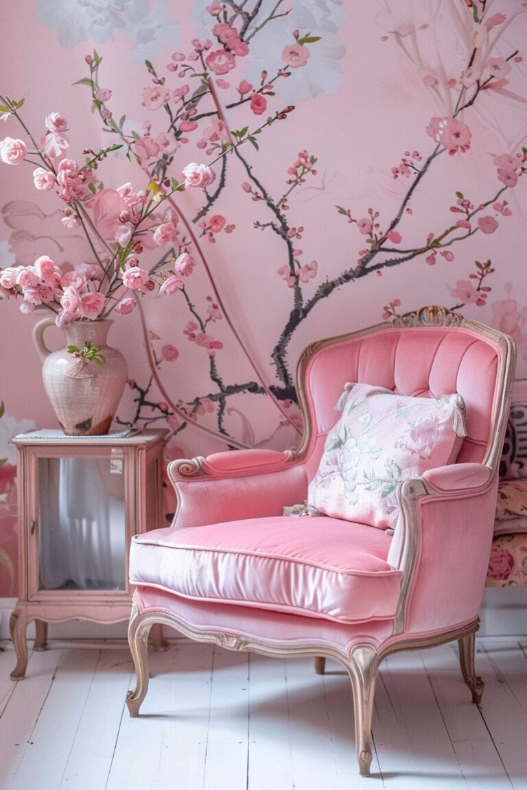50 Modern Pink Room & Interior Design For 2024 With DIY Tips - Latest ...