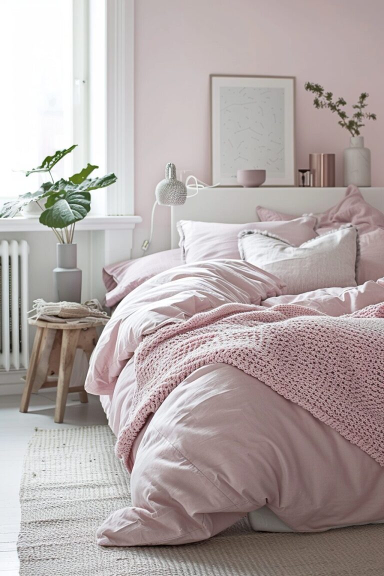 50 Modern Pink Room & Interior Design For 2024 With DIY Tips - Latest ...