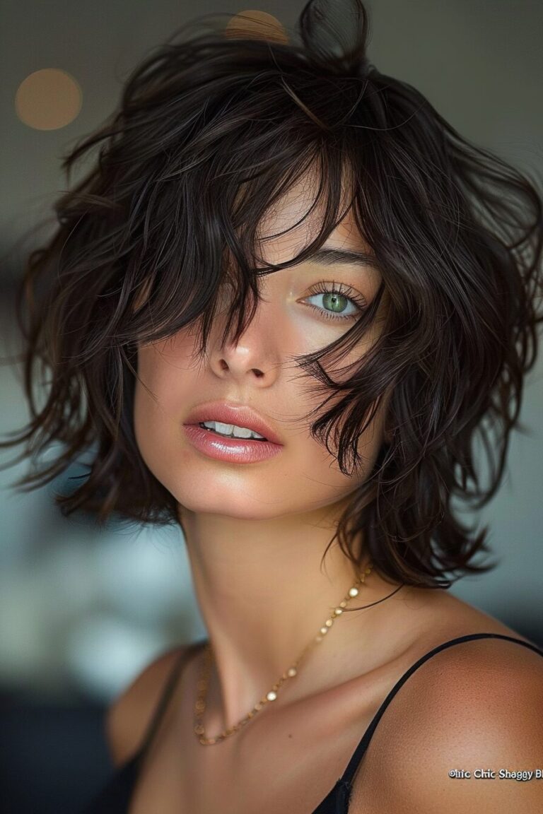 50 Shaggy Bob Hairstyles: Effortless Texture & Timeless Cool In 2024 ...