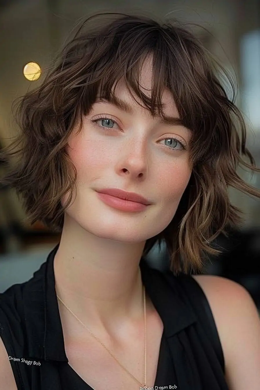 50 Shaggy Bob Hairstyles: Effortless Texture & Timeless Cool In 2024 ...