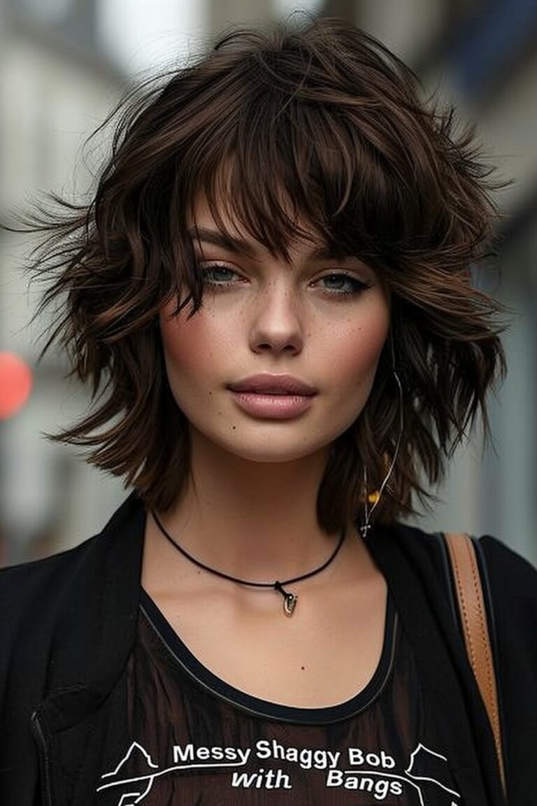 50 Shaggy Bob Hairstyles: Effortless Texture & Timeless Cool In 2024 ...