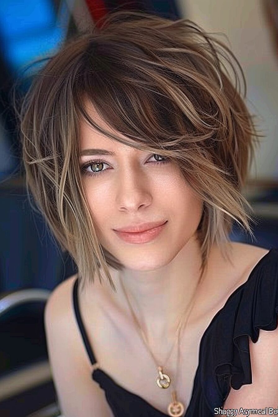 50 Shaggy Bob Hairstyles: Effortless Texture & Timeless Cool In 2024 ...