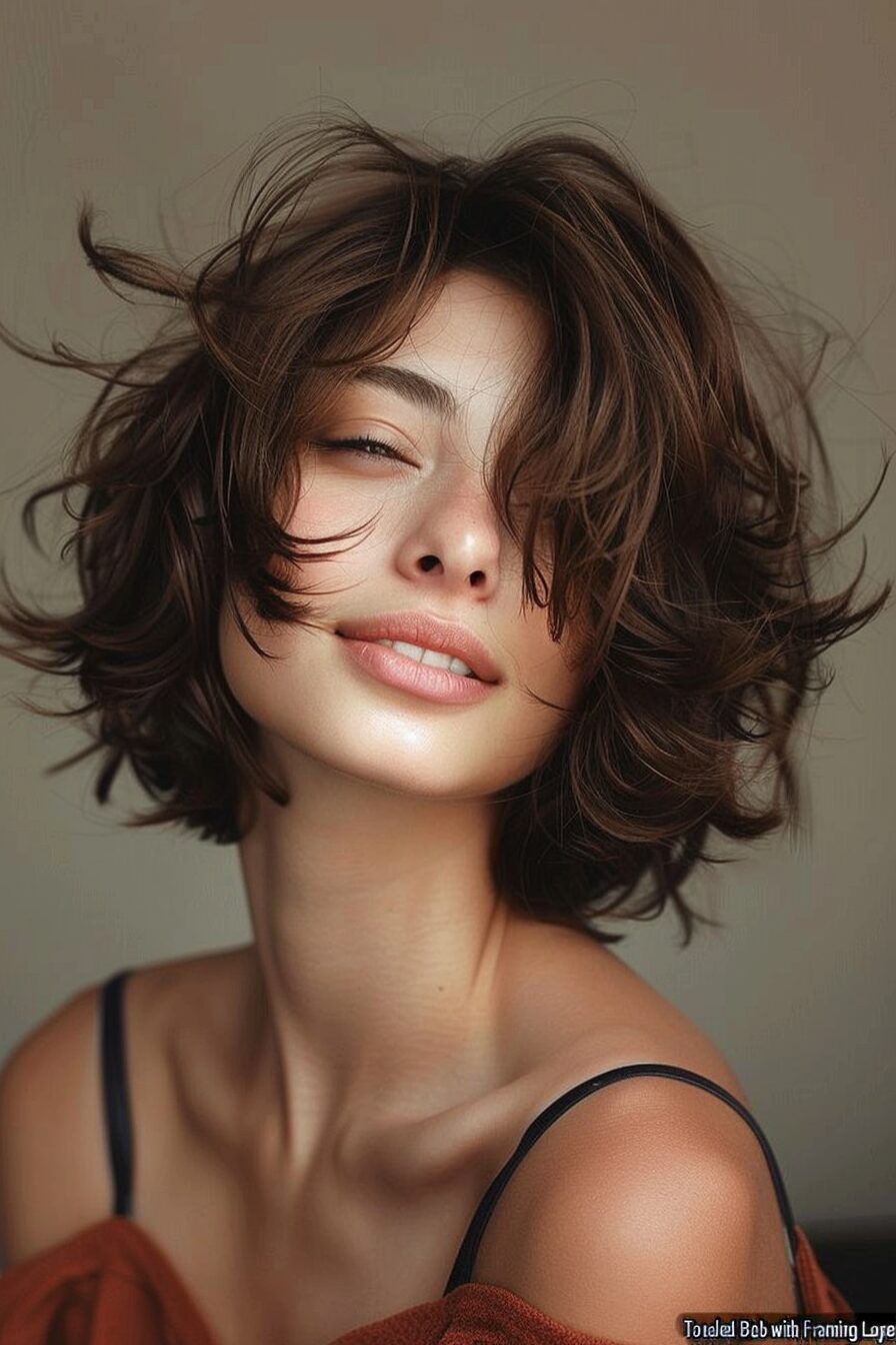 50 Shaggy Bob Hairstyles: Effortless Texture & Timeless Cool In 2024 ...