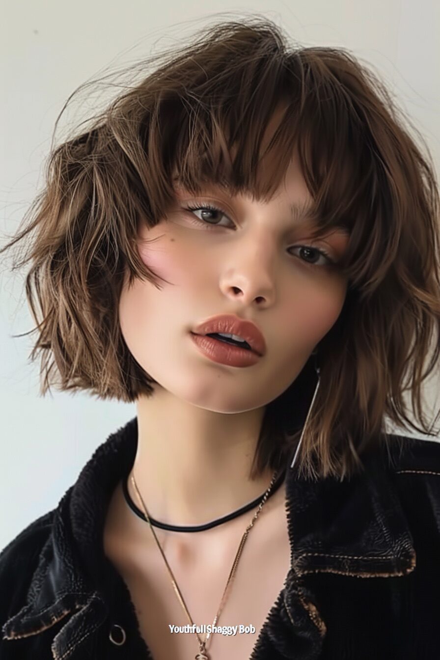 50 Shaggy Bob Hairstyles: Effortless Texture & Timeless Cool In 2024 ...