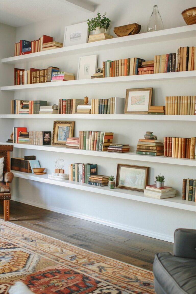 55 DIY Library Wall: Book Lovers’ Dream Come True – Latest & Trendy ...