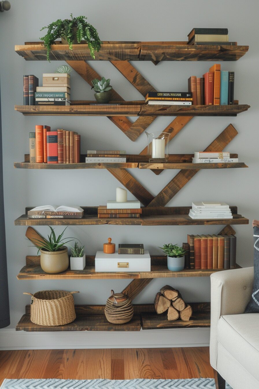 55 DIY Library Wall: Book Lovers’ Dream Come True – Latest & Trendy ...