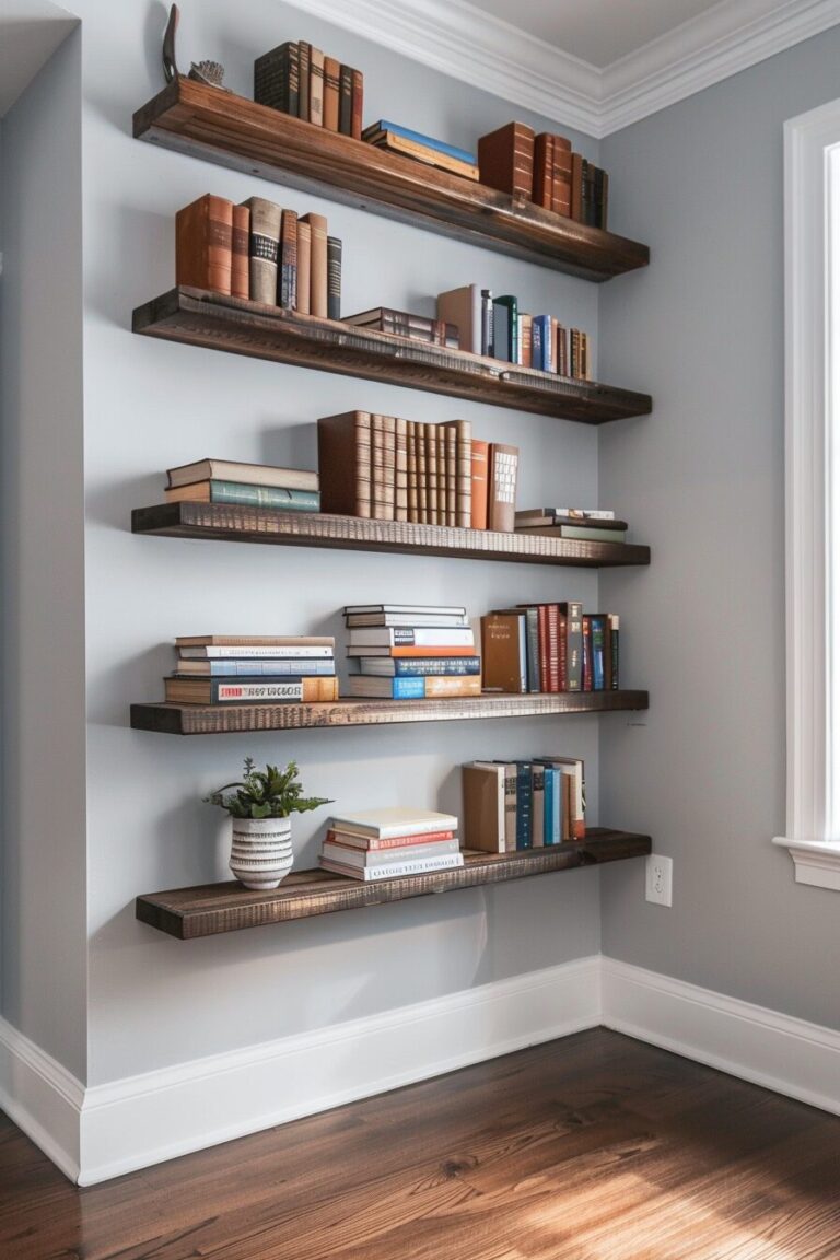 55 DIY Library Wall: Book Lovers' Dream Come True - Latest & Trendy ...