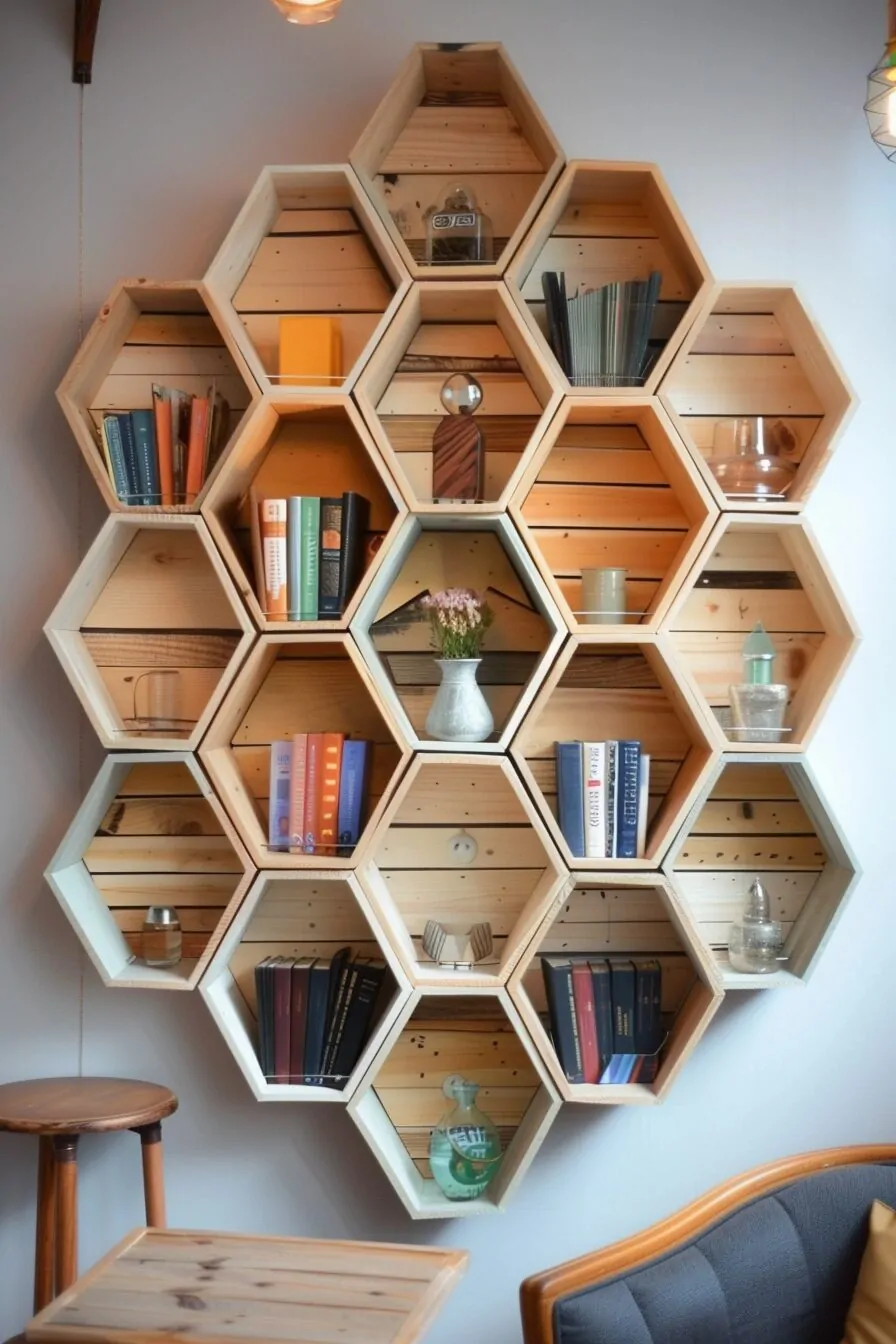 55 DIY Library Wall: Book Lovers’ Dream Come True – Latest & Trendy ...