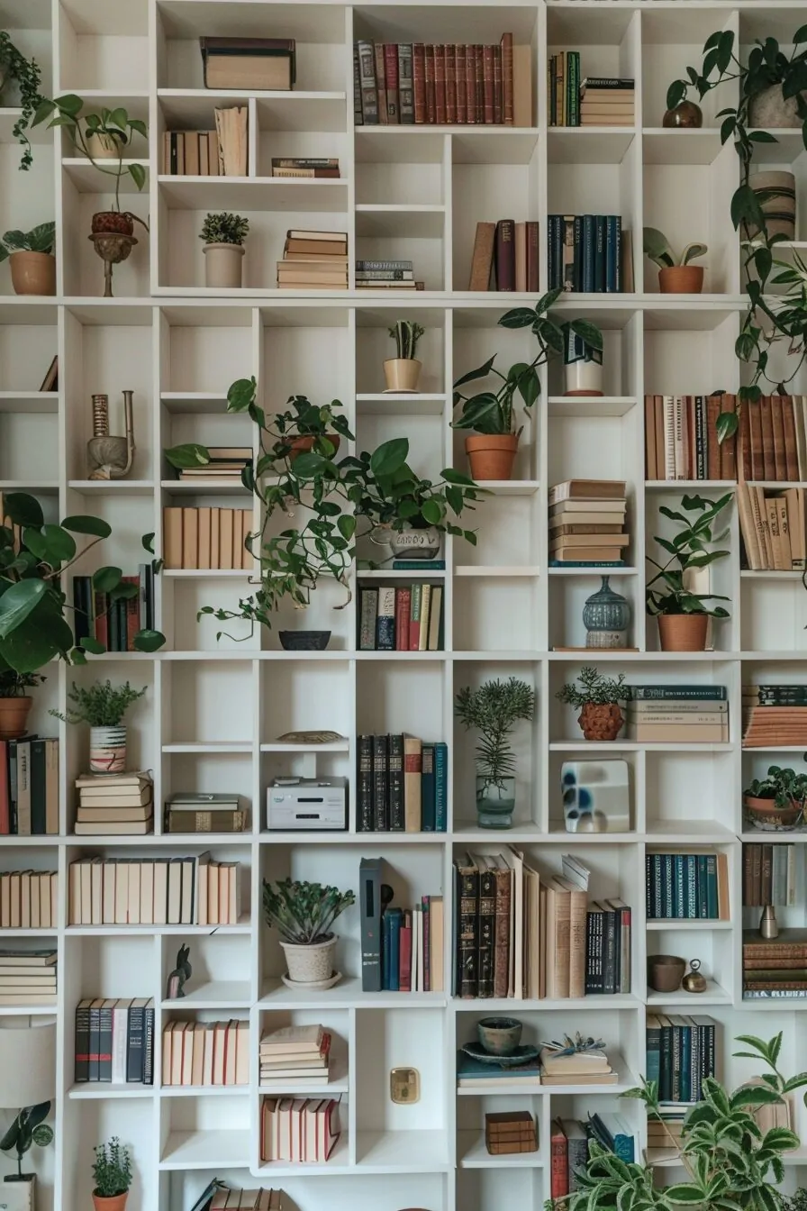 55 DIY Library Wall: Book Lovers’ Dream Come True – Latest & Trendy ...