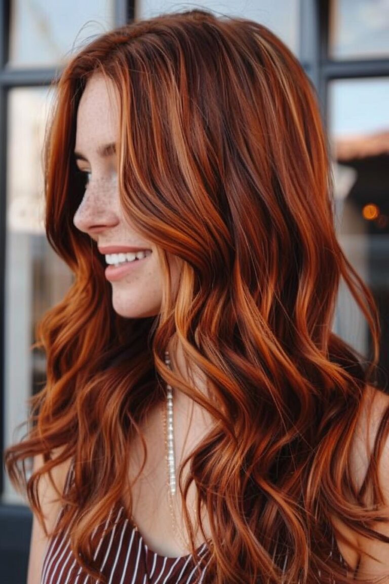 50 Auburn Hair Color - Latest & Trendy Nail Designs