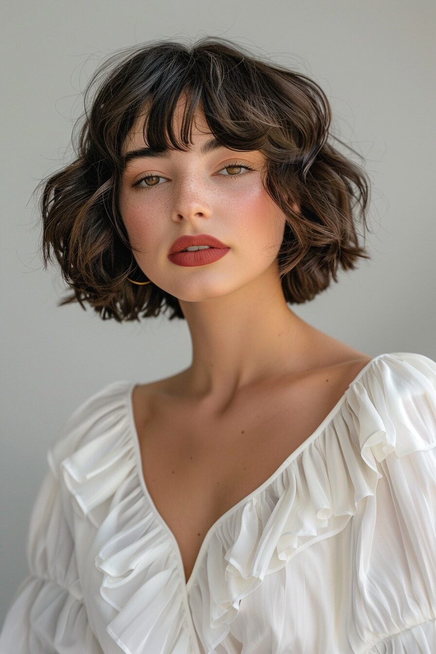 50 Short Hair with Bangs Hairstyles Trending In 2025 - Latest & Trendy ...